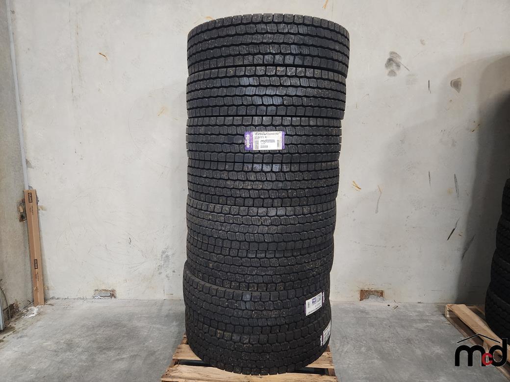(8) Apollo Endu Combi RDOS Tires (11R22.5)